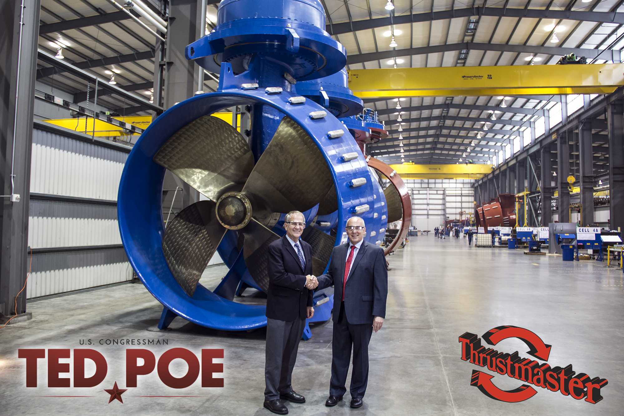 U.S. Congressman Ted Poe Visits Thrustmaster's Factory - Thrustmaster